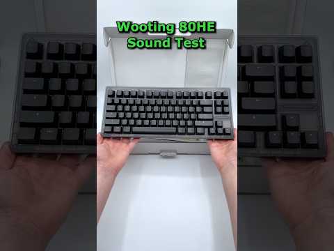 Wooting 80HE Sound Test #Wooting #80HE #soundtest #rapidtrigger #keyboard