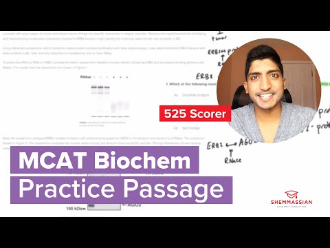 MCAT Biochem Passage Walkthrough w/ a 525 Scorer Video Lecture