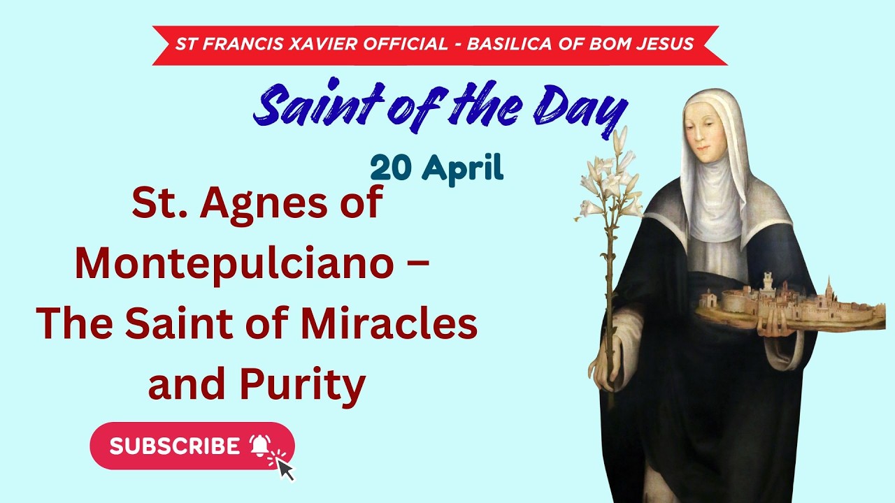 She Moved After Death?! 😲St. Agnes of Montepulciano😇 Saint of Miracles & Purity - 20 April