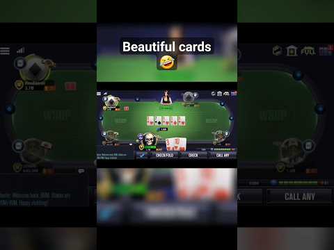 World series of poker - Beautiful cards 🤣 #poker #wsop #bompoker