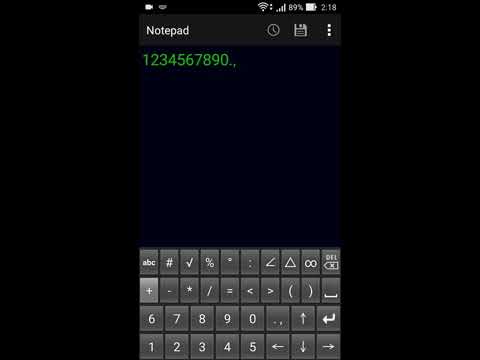 Mathematical keyboard F