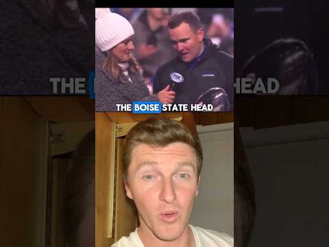 Boise State head coach gave credit to… #boisestate #ashtonjeanty #jesuslovesyou #shorts