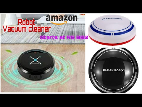 Amazon Robotic Vacuum Cleaner Automatic Floor Sweeper|USB Vacuum 3in1 Robotic Floors Mop Low-Noise