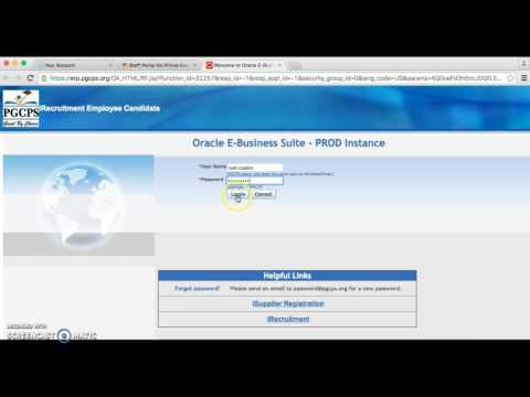 Oracle Self Service