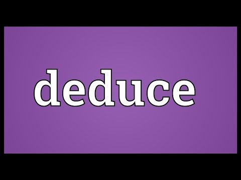 Deduce Meaning