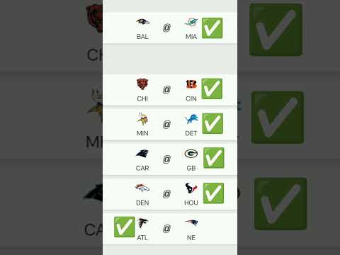 #nfl #2025 Too Dam Early Picks #Week9 w/ Standings π