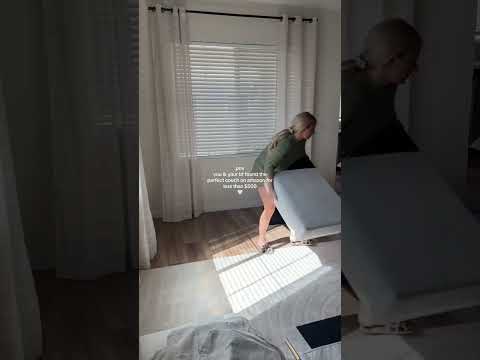 Building a $299 amazon couch 🤍 #shorts