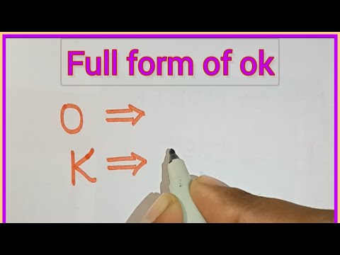 full form of ok #shorts #viral #education #AtFirstLearn