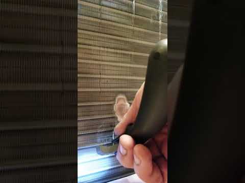 Repair bent fins on 28,000 BTU window air conditioner