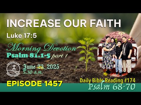 Morning Devotion 1457 | Psalm 81.1-5, part 1 | Tagalog | Word of God