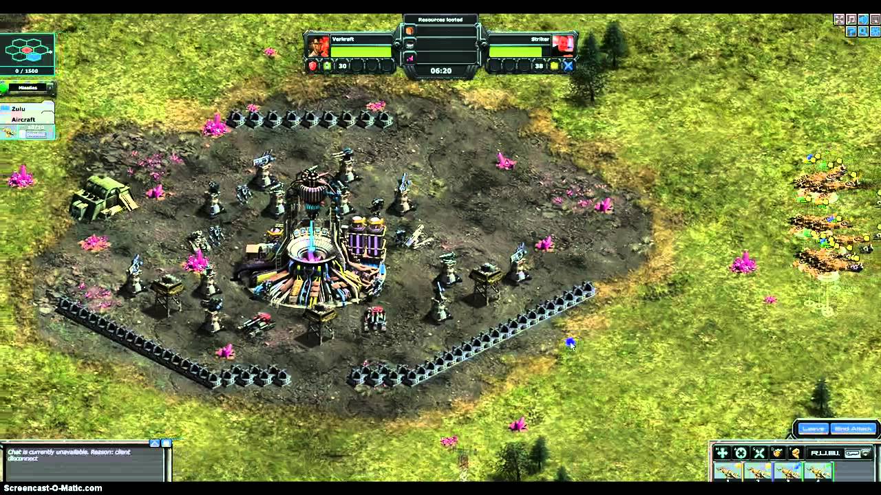 Banshee hitting Large in War Commander