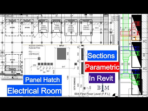 Ep-198 # Electrical Panel Hatch set up & visibility setting | Electrical Room | Telecom Room Detail