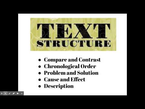 Text Structure and Practice