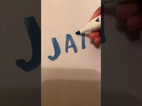 Writing Jayden’s name