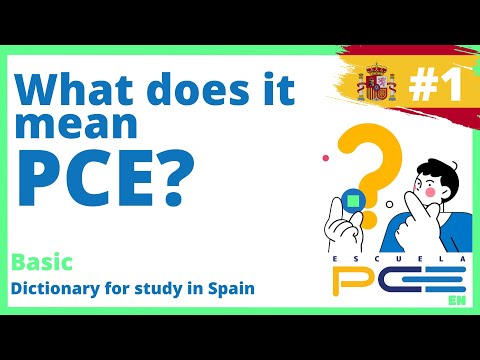 π’ What does PCE mean? π’βοΈ Escuela PCE EN