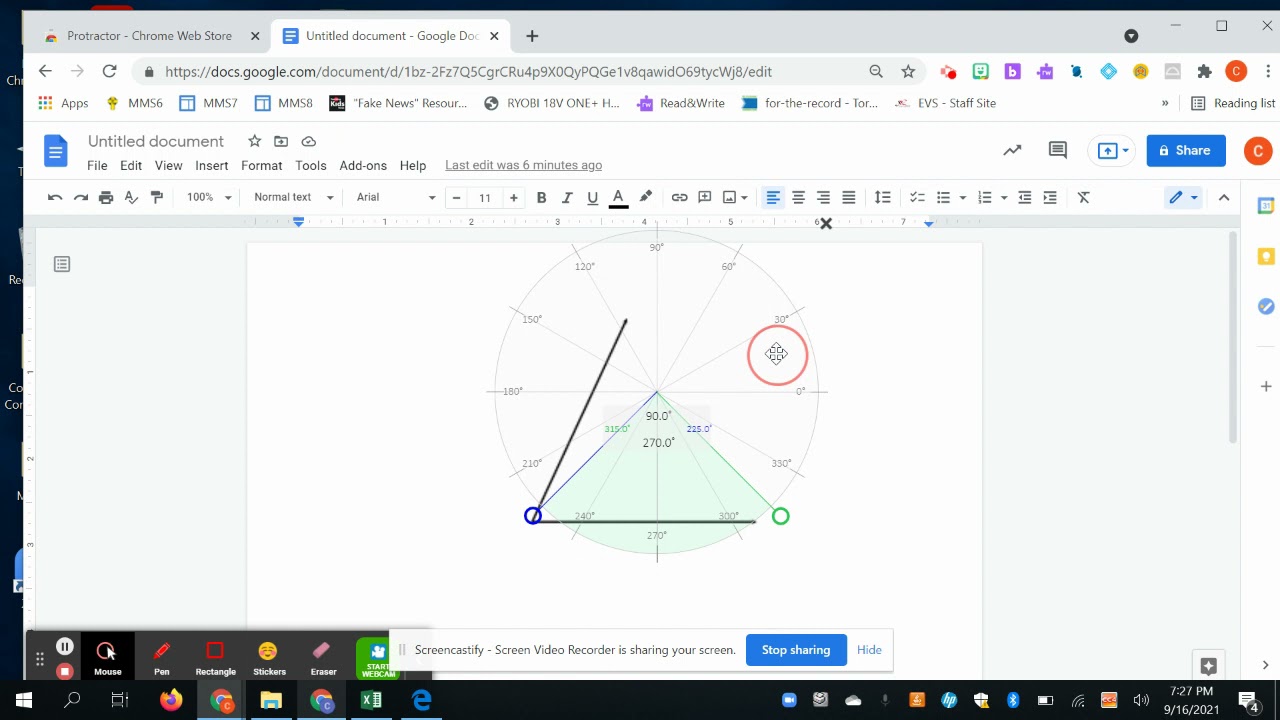 Using Protractor App