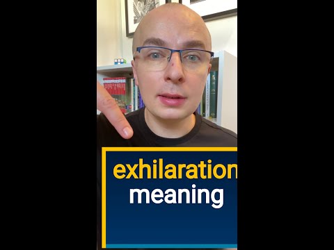 EXHILARATION meaning | What does "EXHILARATION" mean? Definition in Merlin Dictionary #shorts