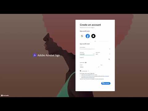 Adobe Acrobat Sign Embed Quick Start - Signing up for a Developer Account
