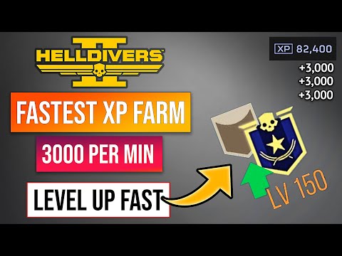 Helldivers 2 XP Farm | Fastest XP Farm | 3000 Per Minute!