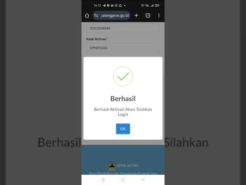 1 menit aktivasi akun SPMB Jateng 2025 #spmb #spmbjateng