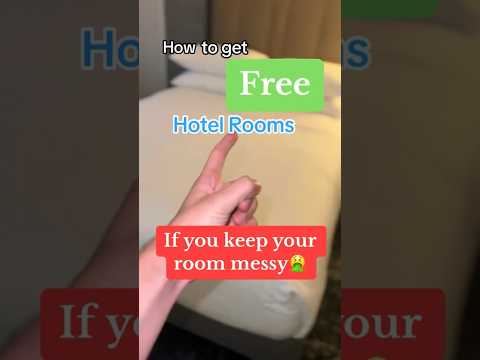 How to get free nights at hotels… if you keep your room messy 💰