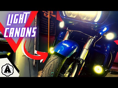 Adding some SERIOUS Light Output to the Road Glide | Tac 10 Light Canons from Ciro3d