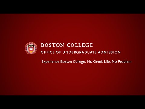Experience Boston College: No Greek Life, No Problem | Admission Spring Programing 2023
