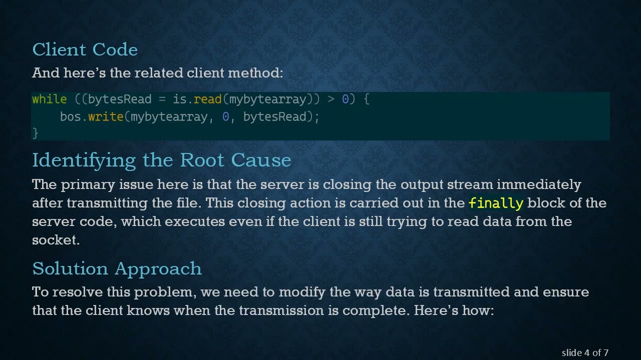 Troubleshooting Java Socket Auto-Close After File Transfer: Solutions and Tips