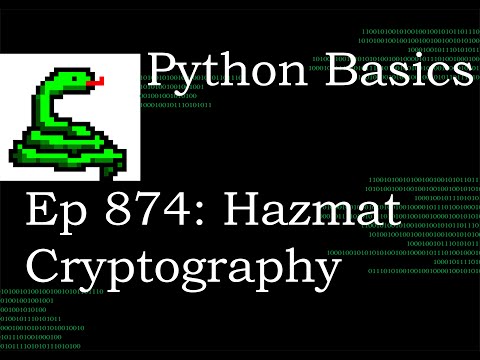 Python Basics Tutorial Cryptography Hazmat ******Warning****** || Data Encryption