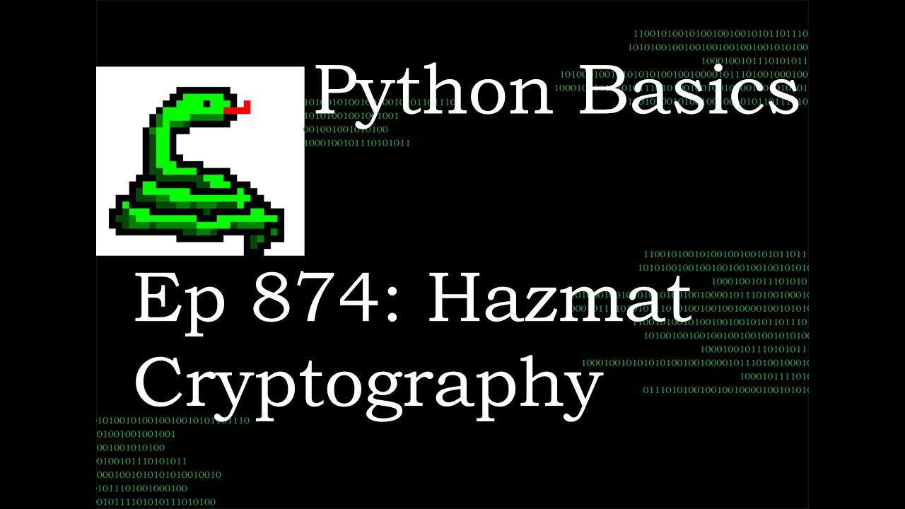 Python Basics Tutorial Cryptography Hazmat ******Warning****** || Data Encryption