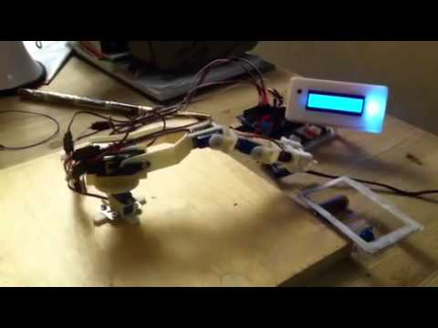 Micro Robot arm (9g Micro Servo) see video by bentommye - Thingiverse