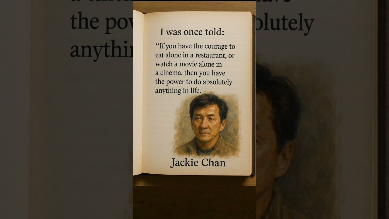 I was once told| Jackie Chan | #psychology #quotes #shorts #motivation #motivationalquotes