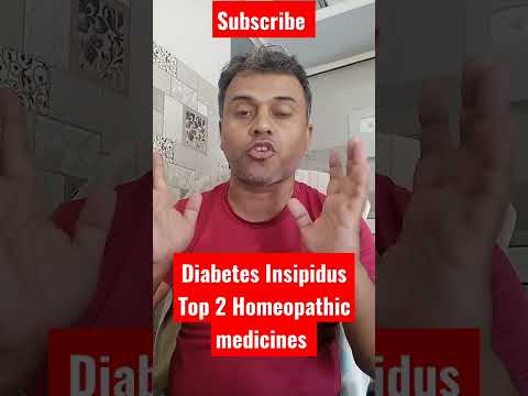Top 2 Homeopathic medicines for Diabetes Insipidus #clinicaltips #remedy #homeopathicmedicine