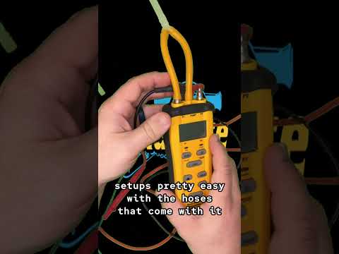Did you know this about the fieldpiece dual port manometer. #tools #review #hvac #tester