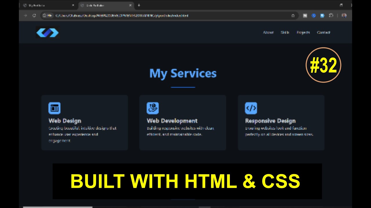 #32. Create a Professional Skills Section: HTML & CSS Beginner Guide