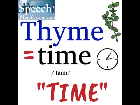 How to Pronounce Thyme (and Time)