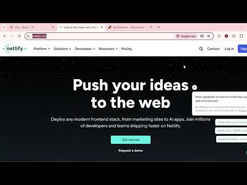 Deploy a Web App In 10 Minutes Using Netlify & Render