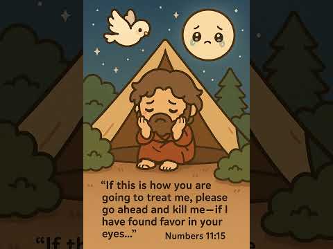 Numbers 11:15 – “Put me to death right now” 😞🕊️ | Moses’ Breaking Point