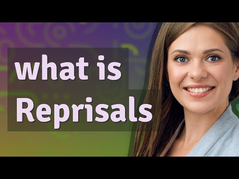 Reprisals | meaning of Reprisals