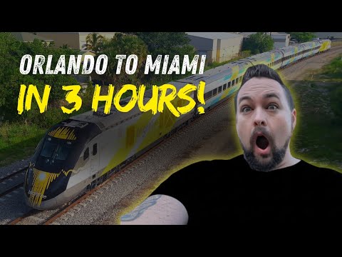 Brightline Review High Speed Train from Orlando MCO to Miami