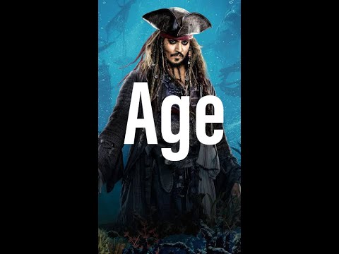 Jack Sparrow Johnny Depp Age Then and Now Picture Shorts