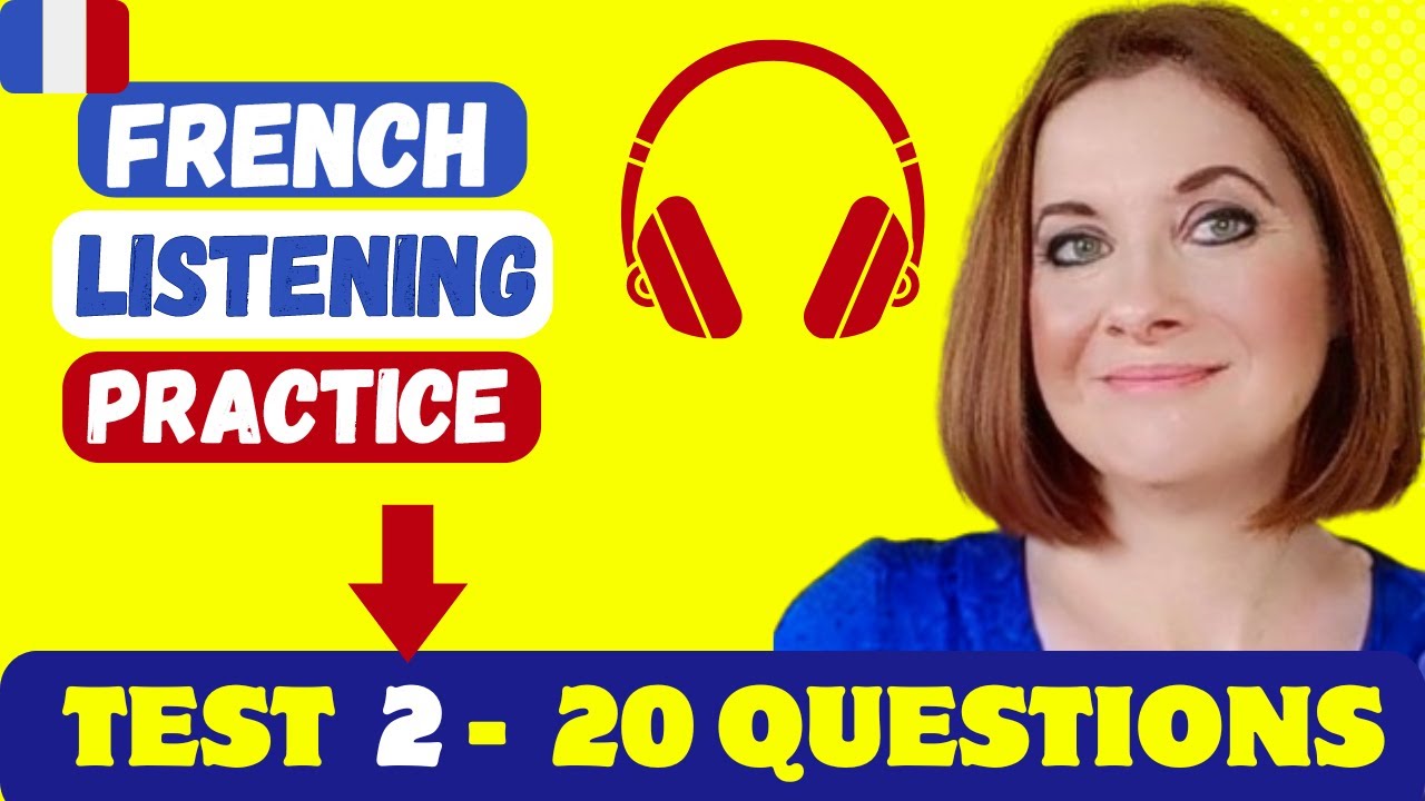 Test Your French Listening Comprehension  A1 / A2  Helpful for FRENCH EXAMS such as DELF