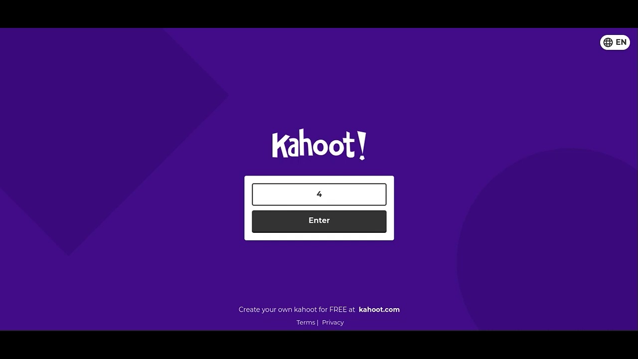 typing random kahoot codes till i get in
