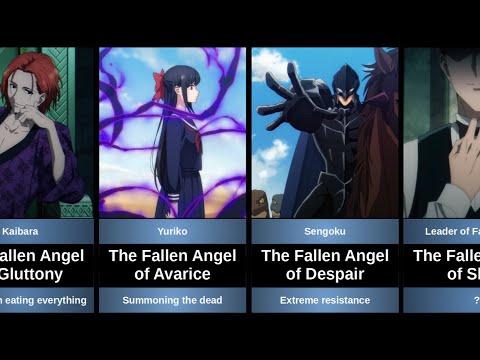 All seven Fallen Angels in No Longer Allowed in Another World