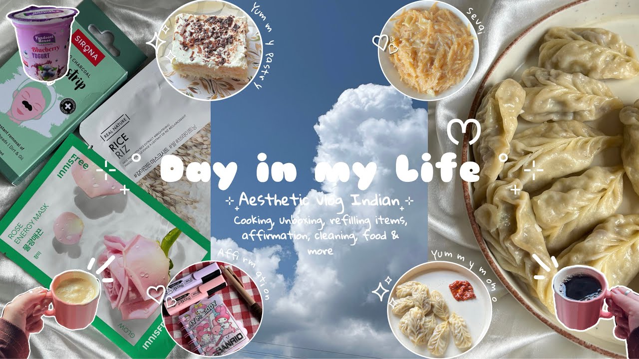 Day in my Life ♡ | Aesthetic vlog Indian 💌 | haul, cooking 🍒✨🍧 #minivlog #food #weeklyvlog #explore 
