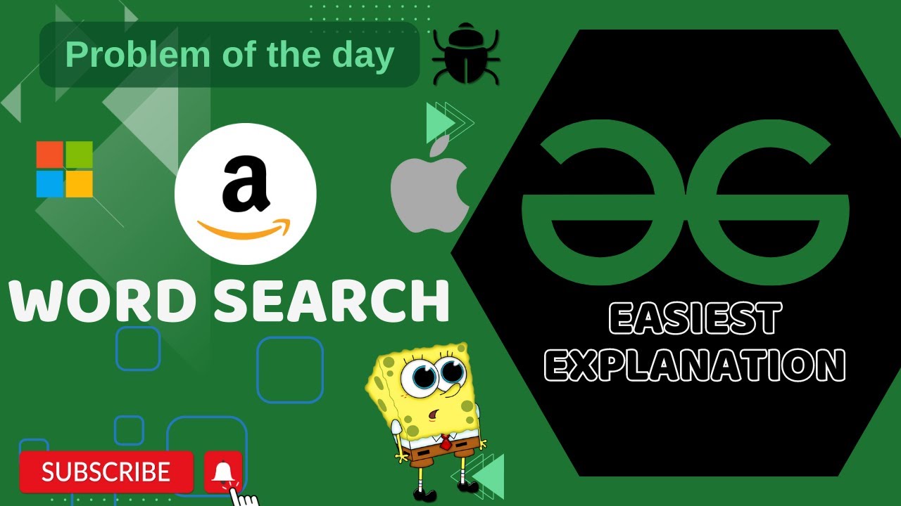 Word Search | POTD | GFG Problem of the Day | C++ | Java | Python