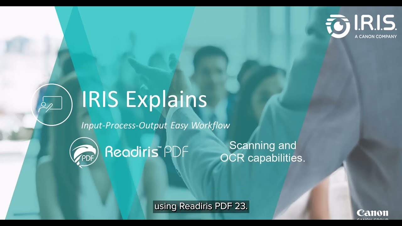 Readiris PDF - How to use the scan and OCR
