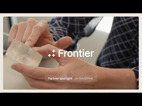 Frontier | Converting CO₂ into rocks