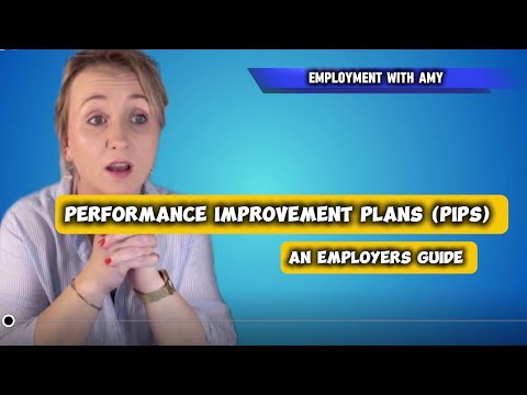 Performance Improvement Plans UK (PIPS) - An Employers Guide. Employment with Amy.