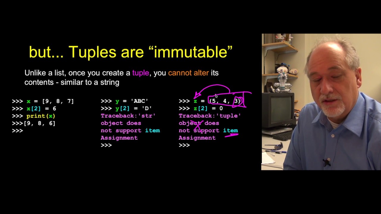 PY4E - Tuples (Chapter 10 Part 1)